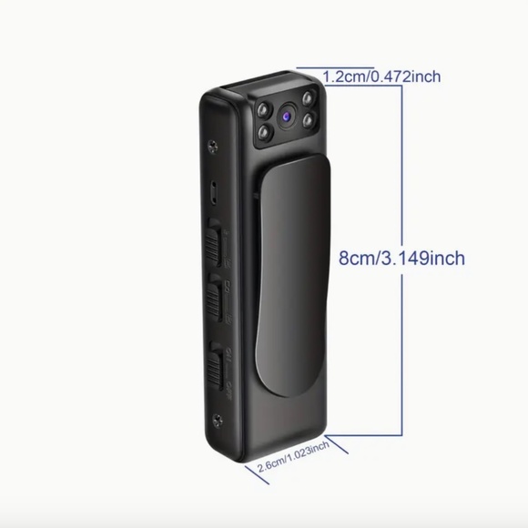 Other | 4k Full Body Camera With Audio 9 Degree Rotatable Lens Night ...